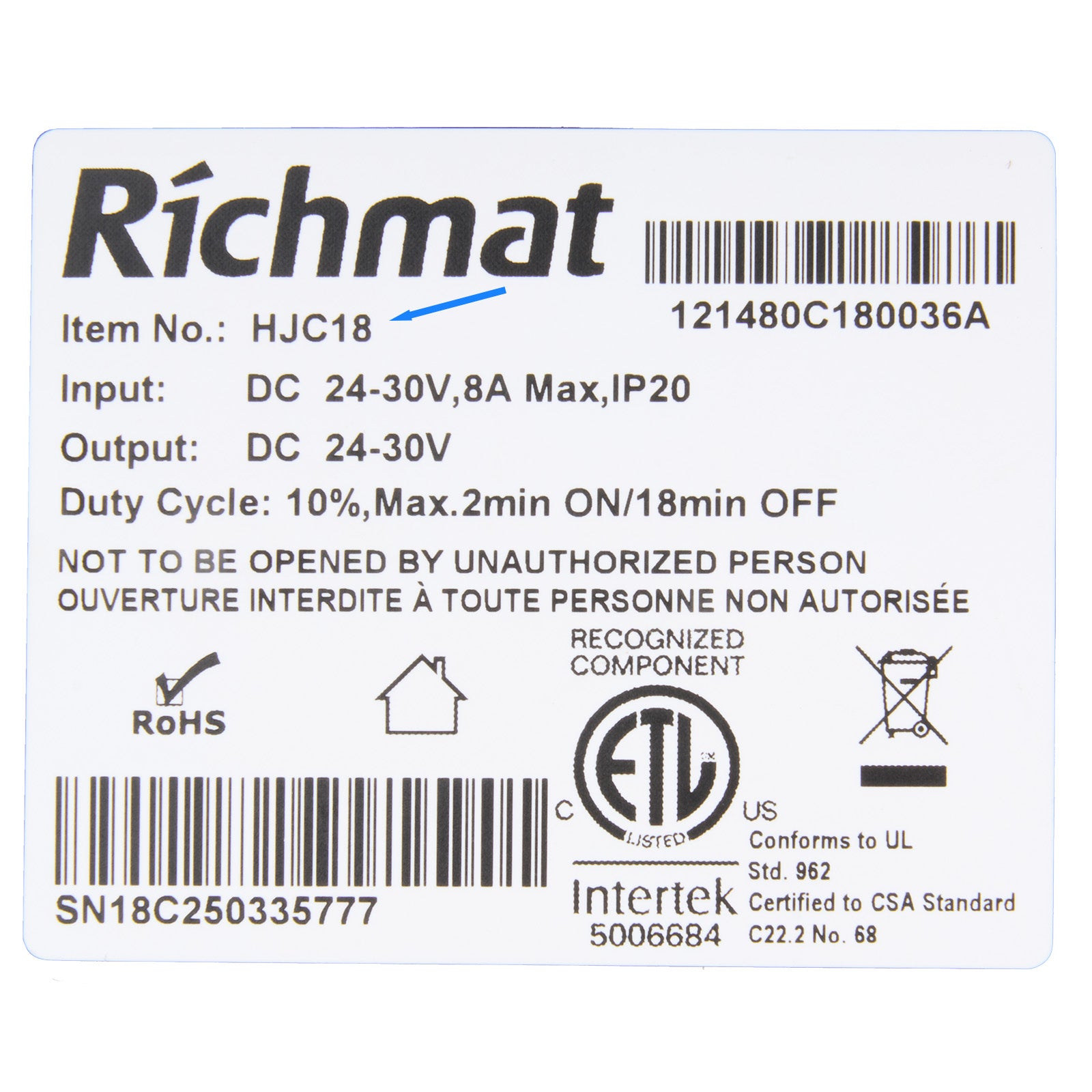 Richmat HJC18 Control Box Junction Box for Adjustable Bed Base – Life ...