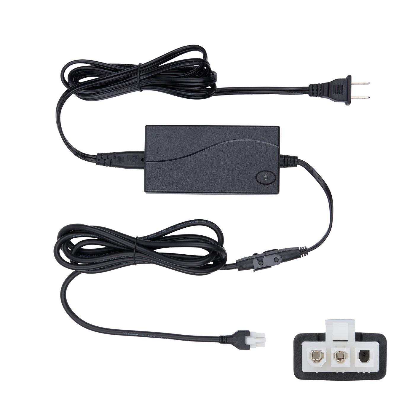 3-Pin Power Adapter for Standing Desk, 29V 2A, Compatible with Ikea Be ...