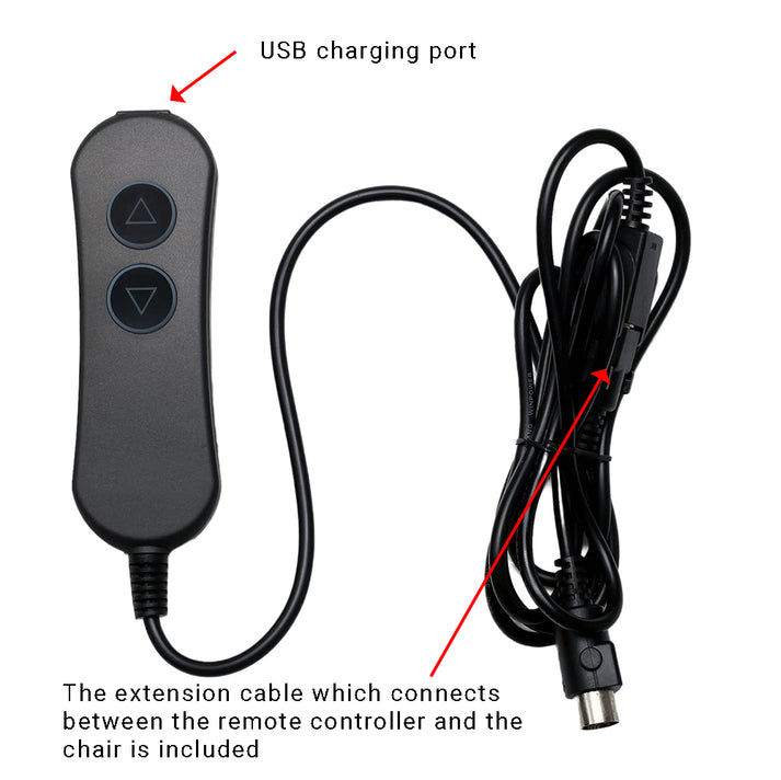 Replaces HHC HSW302-CT2 Button 5 Pin Recliner Remote Controller Hand ...